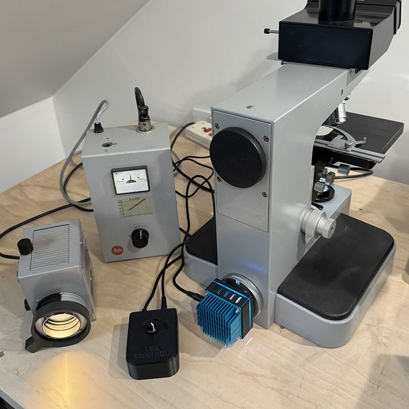 RADIA LED Replacement Illuminator Kit for Leitz Orthoplan Microscope ...